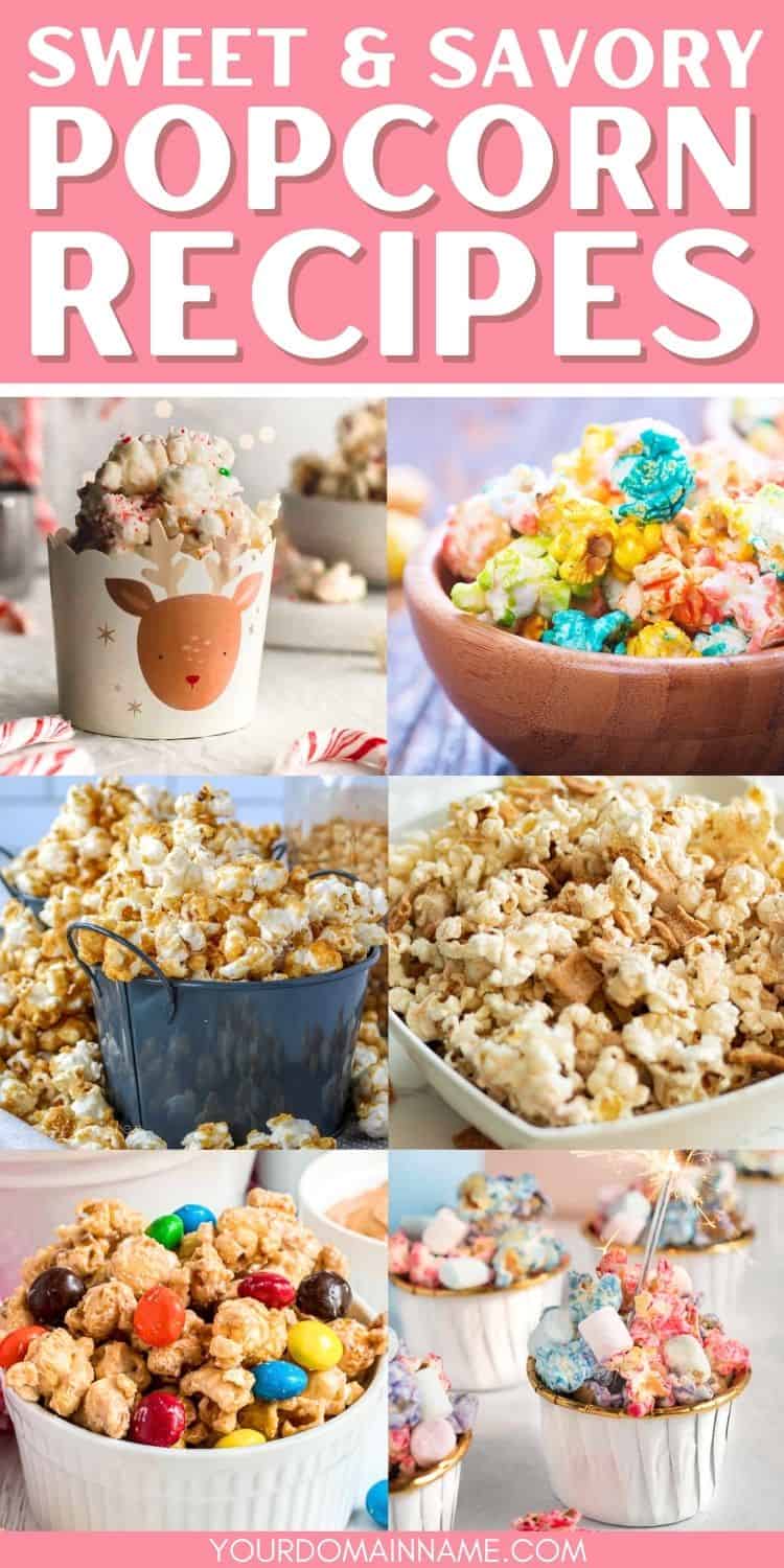 27 savory and sweet popcorn recipes for movie night | My Sweet Home Life